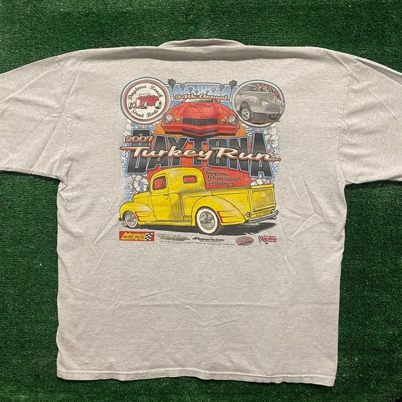 American Vintage | Shirts | Vintage Y2k Daytona Hot Rods Shirt Turkey ...